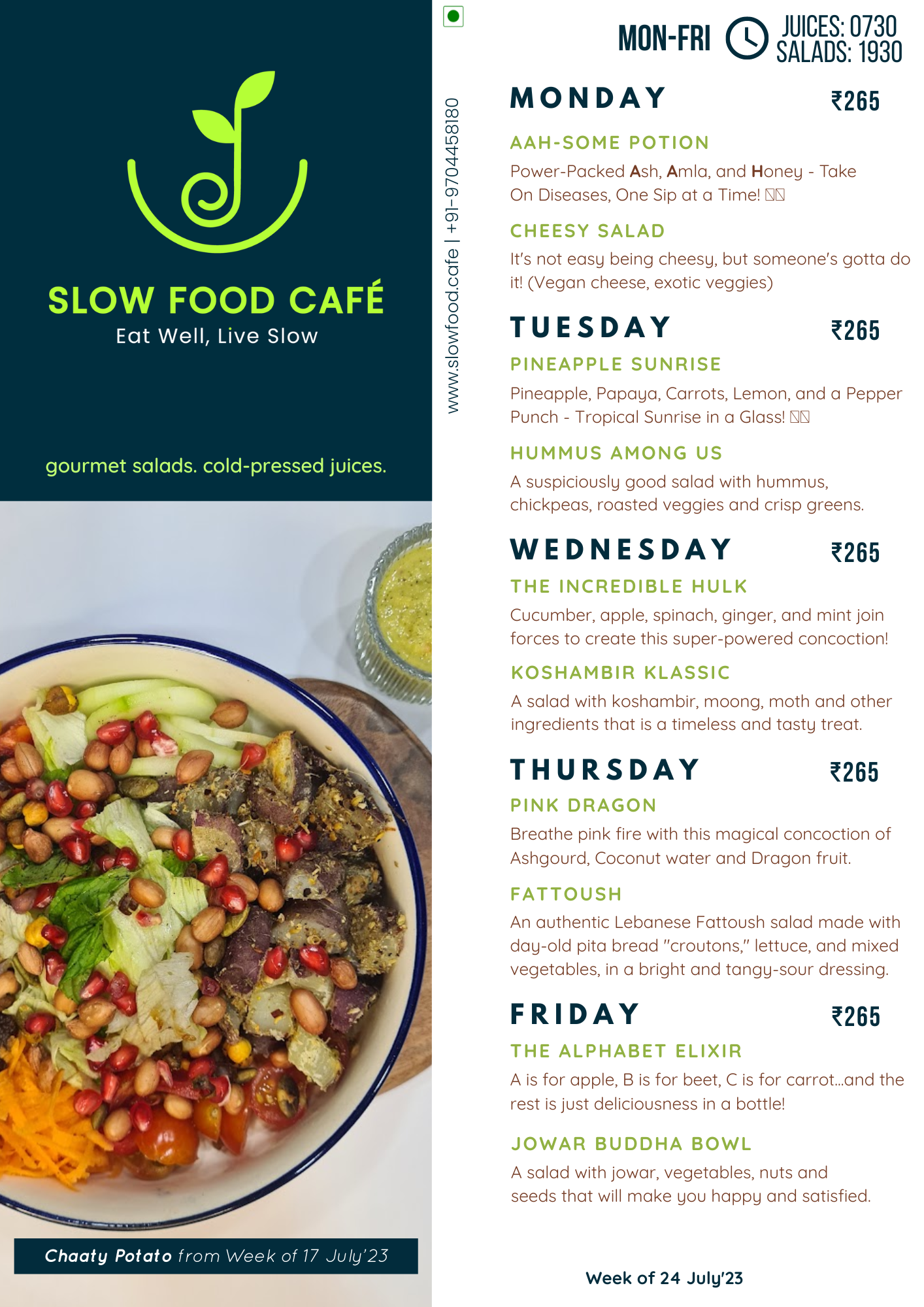 Our Story – Slow Food Café